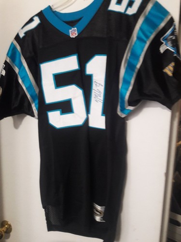 Sam Mills Signed NFL Carolina Panthers Black Jersey #51 JSA COA Twice ...