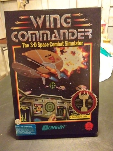 Wing Commander 3D Space Combat Origin Vintage 1990 IBM Game Complete ...