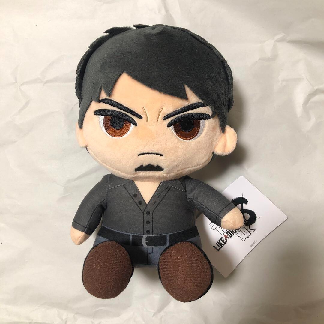 Ryu ga Gotoku 8 Kazuma Kiryu Sitting Plush Doll Yakuza 24cm 2024 Sega ...