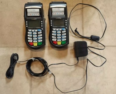 Hypercom M4230 wireless debit and credit card terminal 2X TERMINAL | eBay