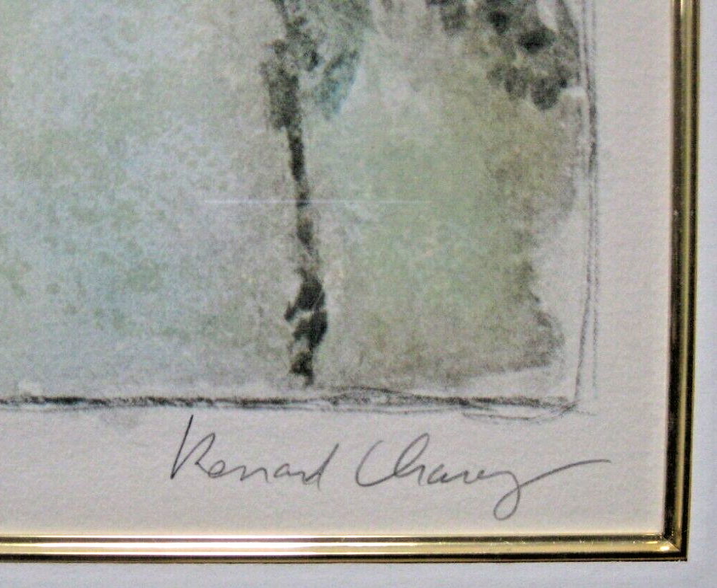 Bernard Charoy (Born 1931) - Lithograph Seated Woman "Catharine" Signed ...