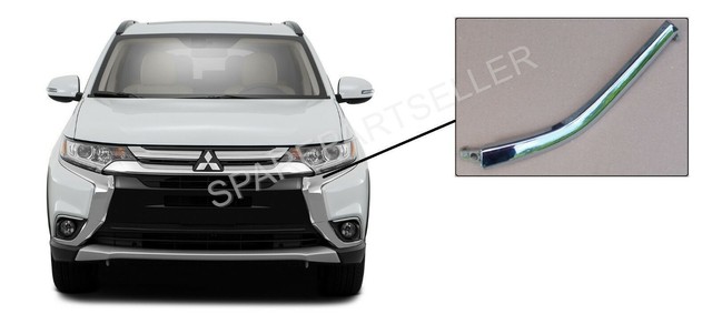 Front Left Bumper Upper Trim Chrome 6407A141 Fits MITSUBISHI Outlander ...