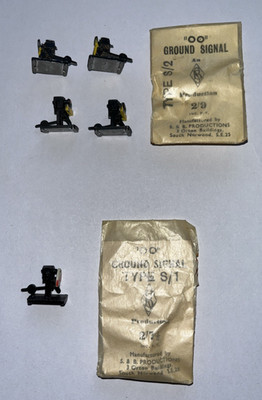 6x S&B Vintage Model Railway Ground Signals - 4 Type S/1 and 2 Type S/2 ...