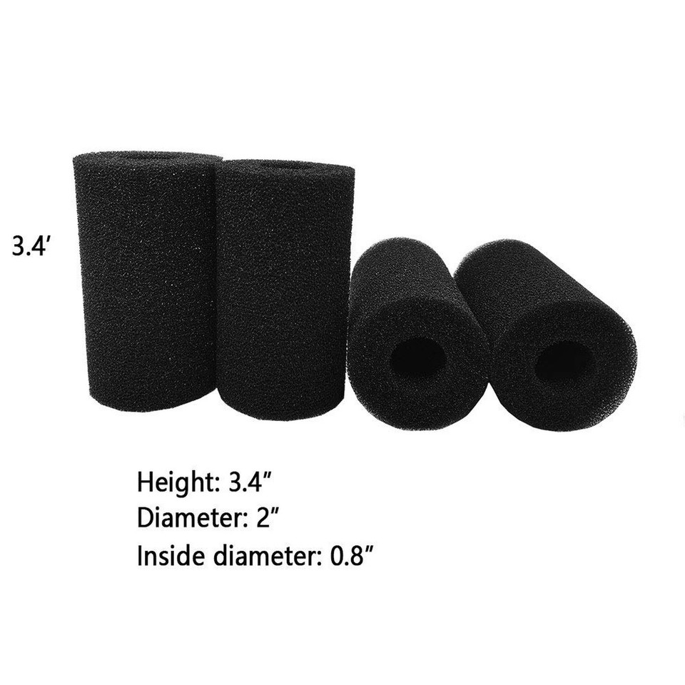 Pre-Filter Sponge,4 Pack Aquarium Pre Filter Foam Rolls Compatible ...