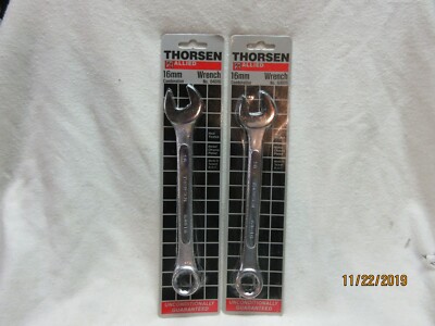 2 - New Old Stock Vintage Thorsen Tools Combination Wrench 16mm - 64016 ...