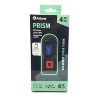 Borne Mp350-mx 4gb Stick Mp3 Player With Display Voice RCDR Black & Red ...