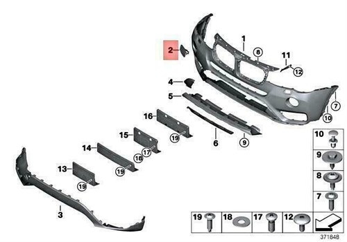 OEM BMW X3 F25 X3 18D 18I 20DX 20I SET COVER DUMMY COVER PRIMED ...