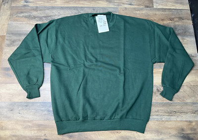 Bobs Clothing Company Mens Classic Pullover Crewneck Sweatshirt Green ...