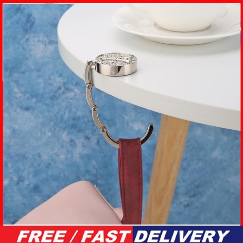 Portable Metal Foldable Bag Hook Handbag Holder Purse Hanger (CAFW01 ...