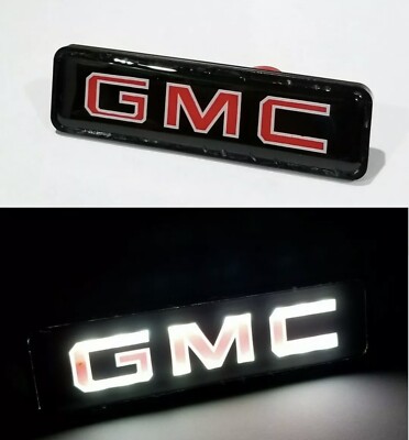 1 Pcs for GMC LED Light Car For Front Grille Badge Illuminated Decal ...