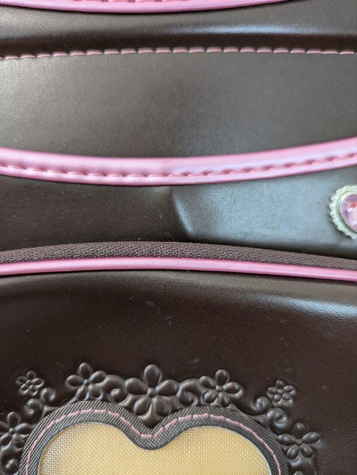 Fuwari Japanese Randoseru (Backpack) School Bag with Heart Embroidery ...