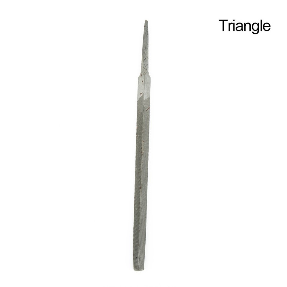 6 Inch150mm Steel Files Without Handle Round Half-Round Triangular ...