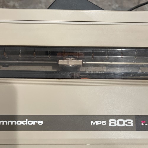 Commodore MPS-803 Dot Matrix Printer, Power-tested | eBay