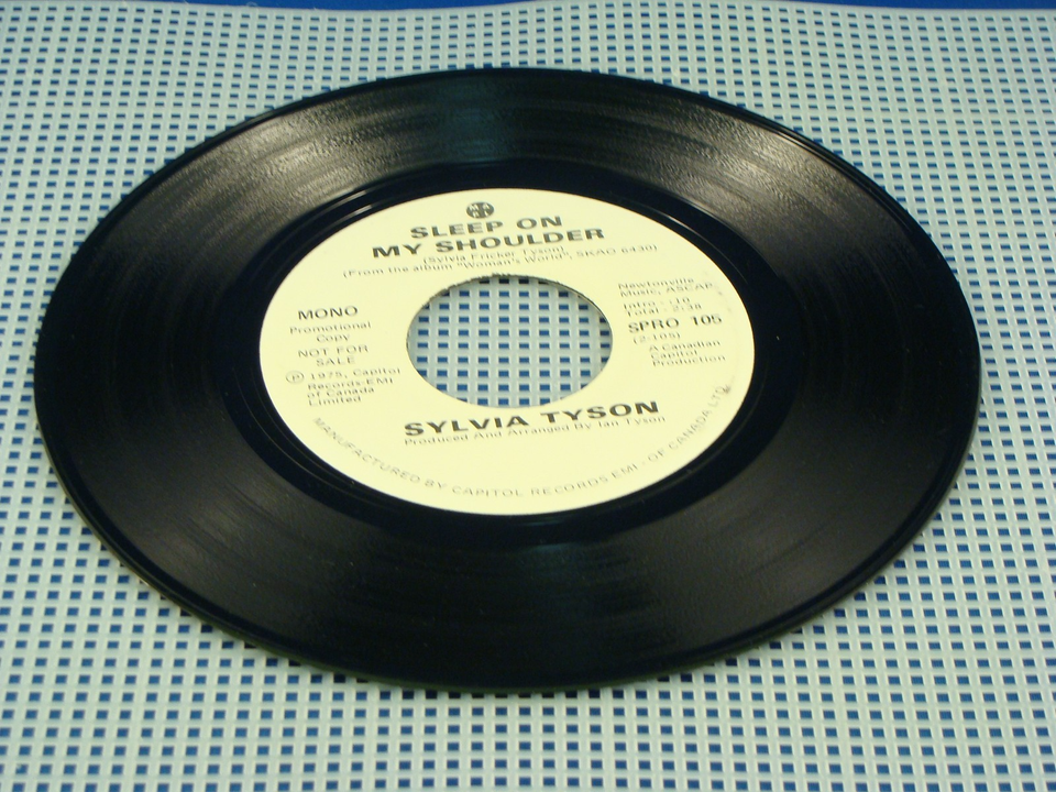 SYLVIA TYSON - Sleep On My Shoulder - 1975 VG++ PROMO Canada Press 45 ...
