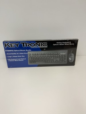 Key Tronic KT800PS2 104-Key Enhanced Keyboard / Mouse PS2 Port Black ...