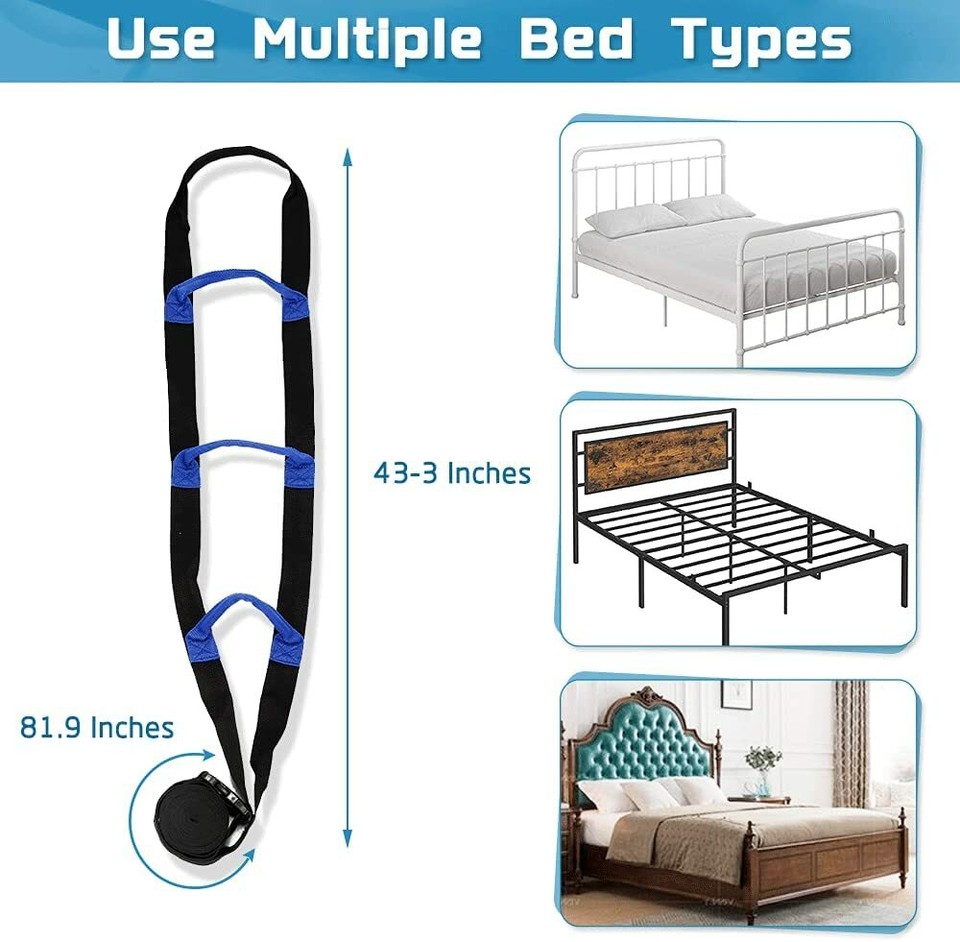 Bed Ladder Assist - Pull Up Bed Rope Ladder Beds Rails Assist Strap for ...