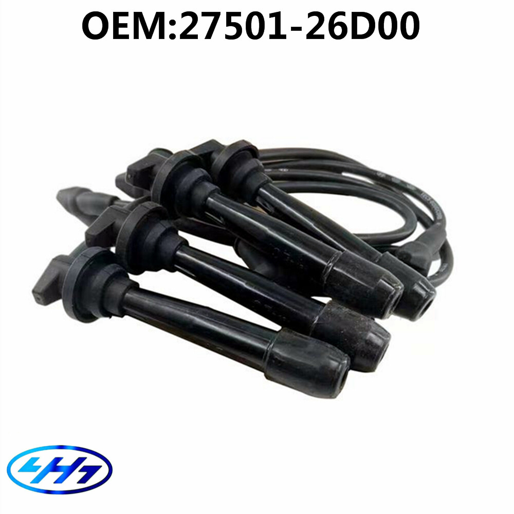OEM 27501-26D00 NEW Genuine Spark Plug Cable Set For Hyundai Accent ...