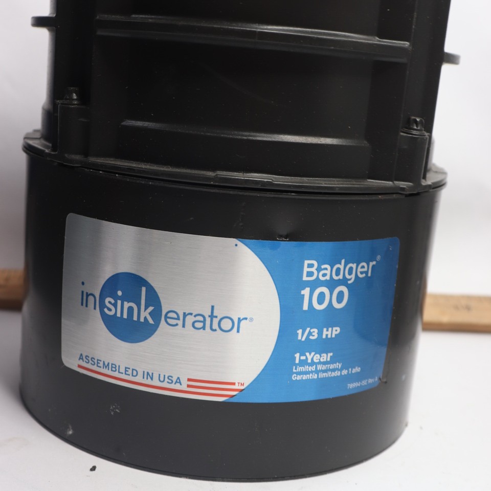 InSinkErator 100 Standard Series Continuous Feed Garbage Disposal ...