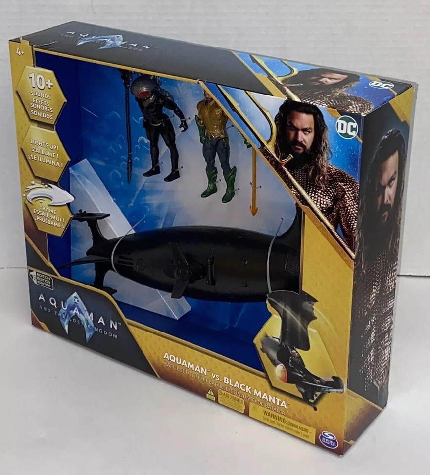 DC Aquaman vs Black Manta Battle Set, Aquaman And The Lost Kingdom, 1st ...