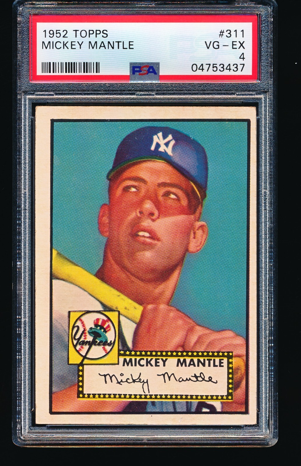 Mickey Mantle 1952 Topps #311 Base Price Guide - Sports Card Investor
