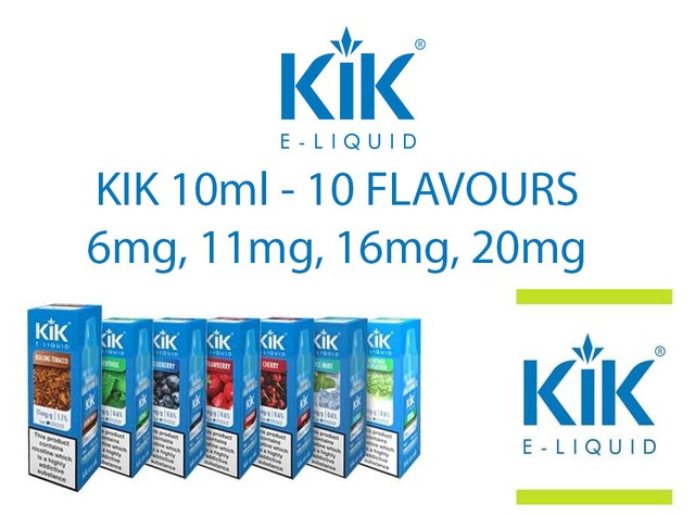 KiK E-liquid Ice MINT 10ml 11mg for sale online | eBay