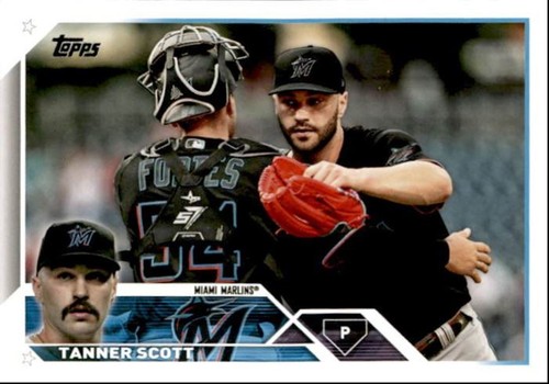 2023 Topps Baseball Cards Tanner Scott Miami Marlins #18 | eBay