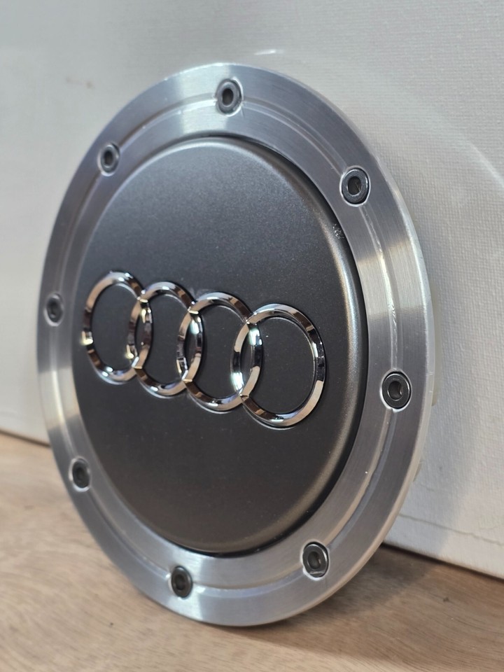 Audi A4 A6 Chrome Wheel Center Cap Hubcap Rim Cap Emblem Badge 148mm ...
