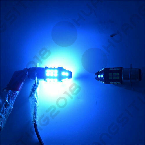 Ice Blue H6 LED HeadLight Bulb 8000K SX For Yamaha Banshee 350 Big Bear ...