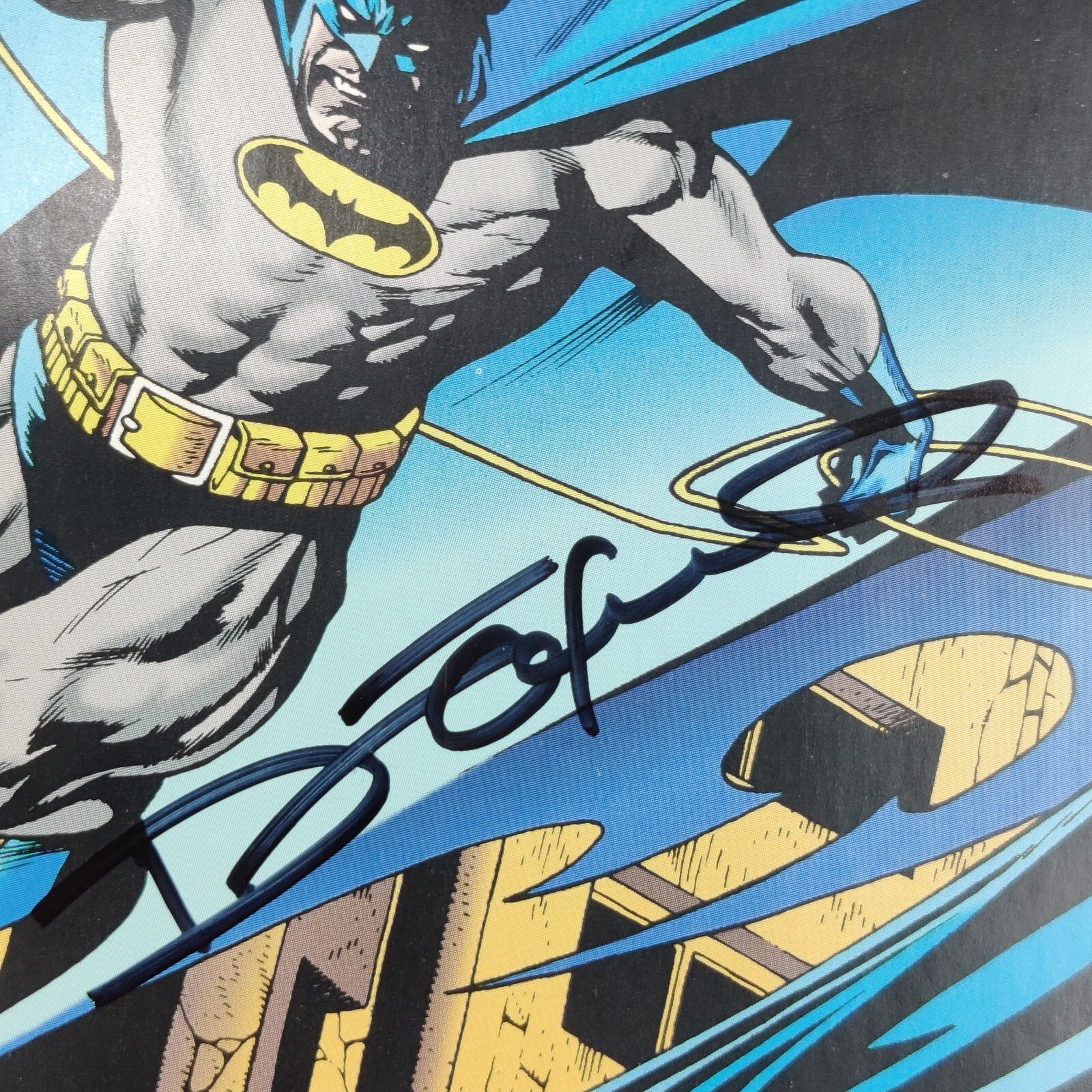 DC Comics Batman Knightfall 19 Issue #500 Foil Cover Signed Dennis O ...