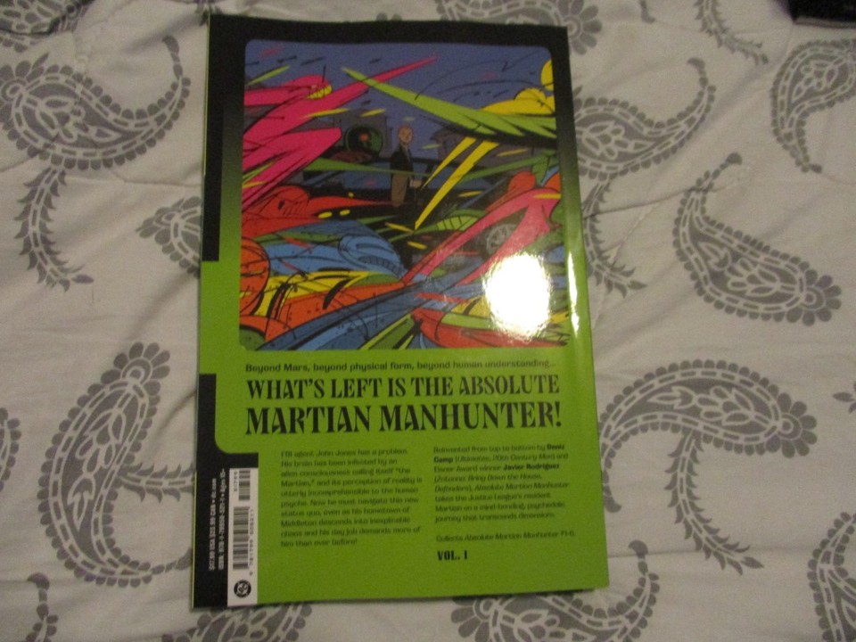 DC Comics All In Absolute Martian Manhunter Martian Vision Volume # 1 ...