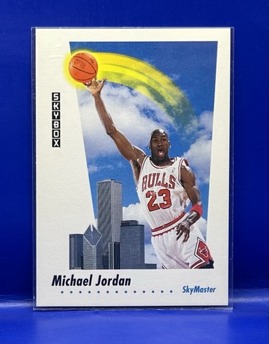 1992 Skybox Michael Jordan #583 SkyMaster Basketball Chicago Bulls HOF ...