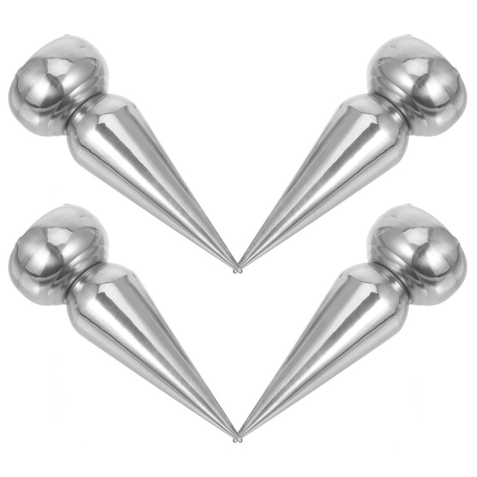 4pcs Fence Finials Stainless Steel Finial Fence Topper Post Caps ...
