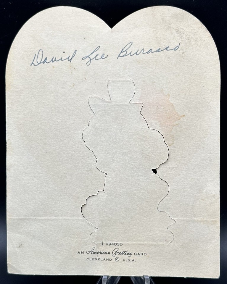 Vintage Just Sittin Here Wishin Too That I Wuz Valentines W/ U! Card | eBay