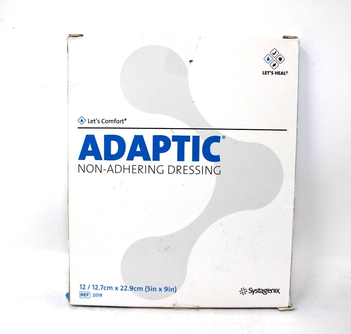 KCI Systagenix 2019 Adaptic Non-Adhering Dressing 5" x 9" - 12 Per ...