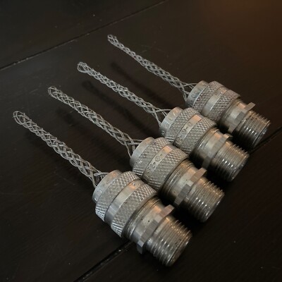 QTY=4 Hubbell Wiring Device-Kellems 074-01-004 Strain Relief Cord Grip ...