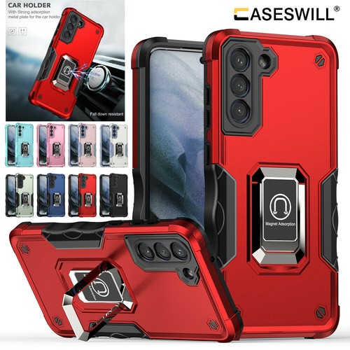 Coque support anneau antichoc + protection écran pour Samsung Galaxy ...