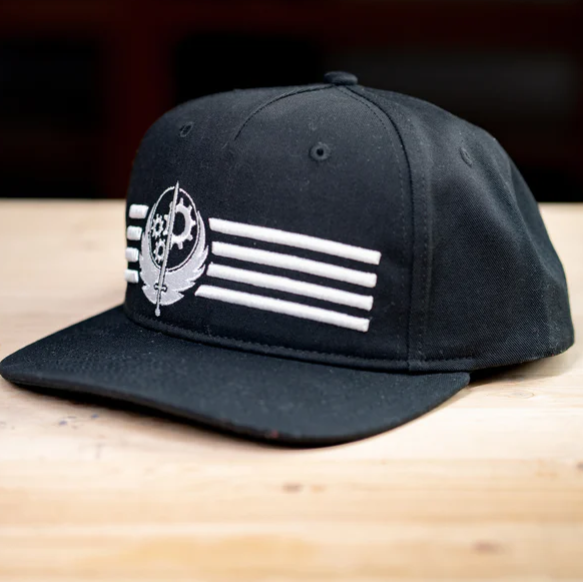Fallout 4 76 New Vegas Brotherhood of Steel Snapback Hat Cap Figure ...