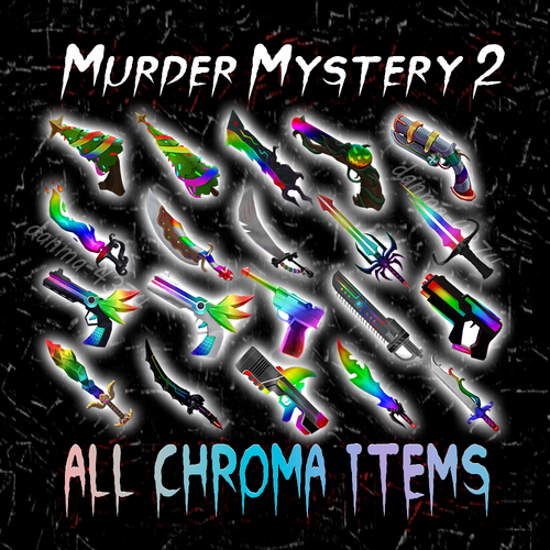 Murder Mystery 2 All Chroma Godly Items MM2 - Cheapest Price | eBay UK