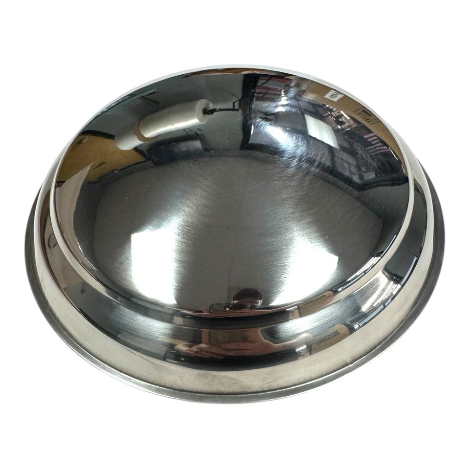 (Set/4) Stainless Hubcaps Plain Moon For 1940-48 Ford Car & 1940-56 ...