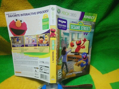 Kinect Sesame Street Xbox 360 Cover Art Only | eBay