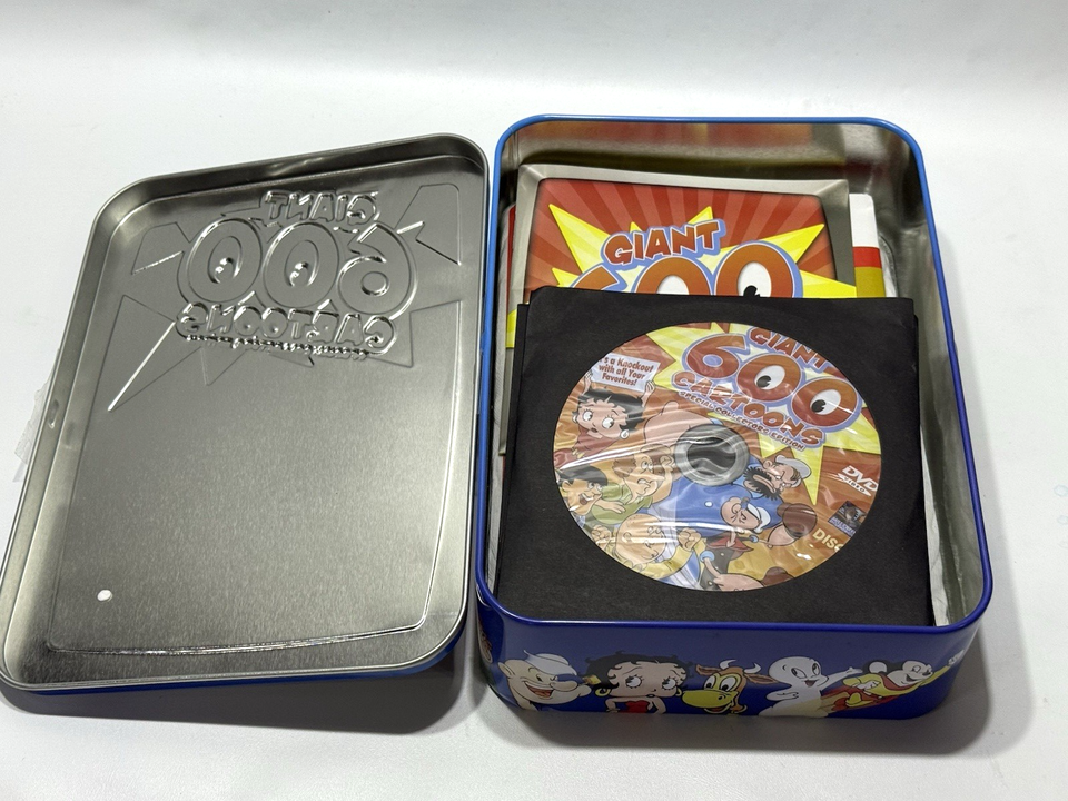 Giant 600 Cartoon Collection DVD 2008 12-Disc Set NEW OPEN BOX ...