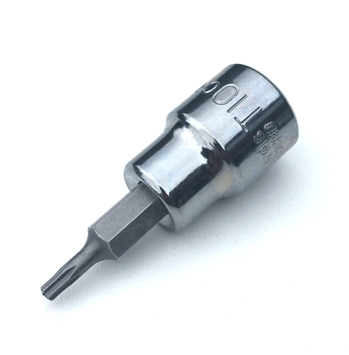 T10 Halfords Advanced Tamper Security TX Torx 3/8" dr. drive socket ...