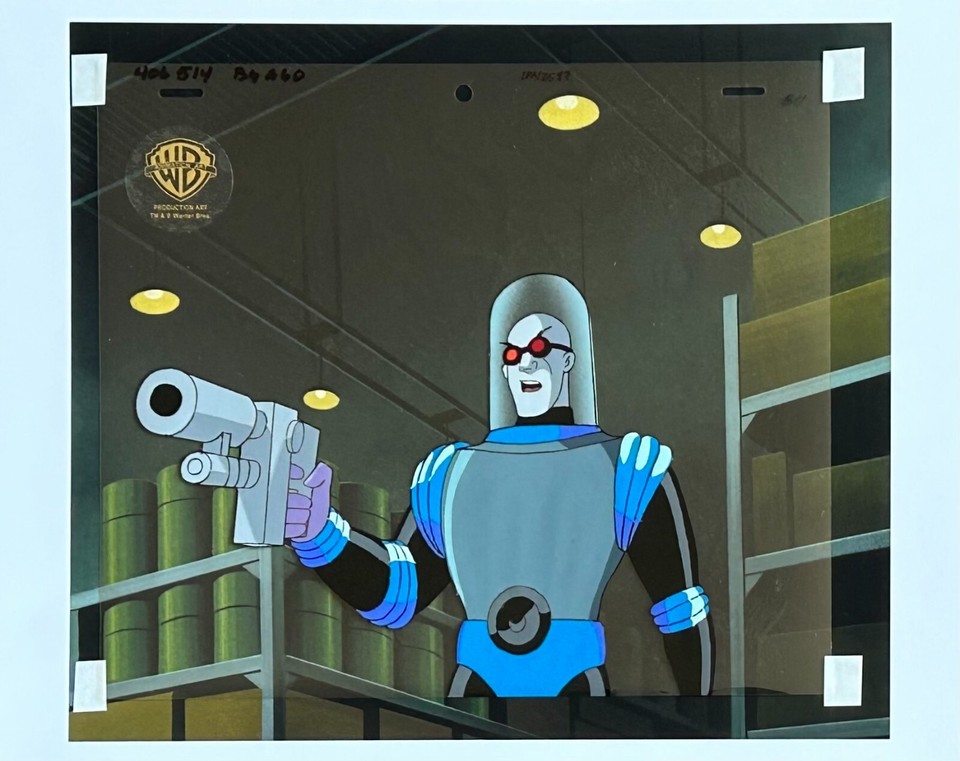 BRUCE TIMM rare MR FREEZE cel B11 GUN Bust Shot HEART OF ICE Batman ...