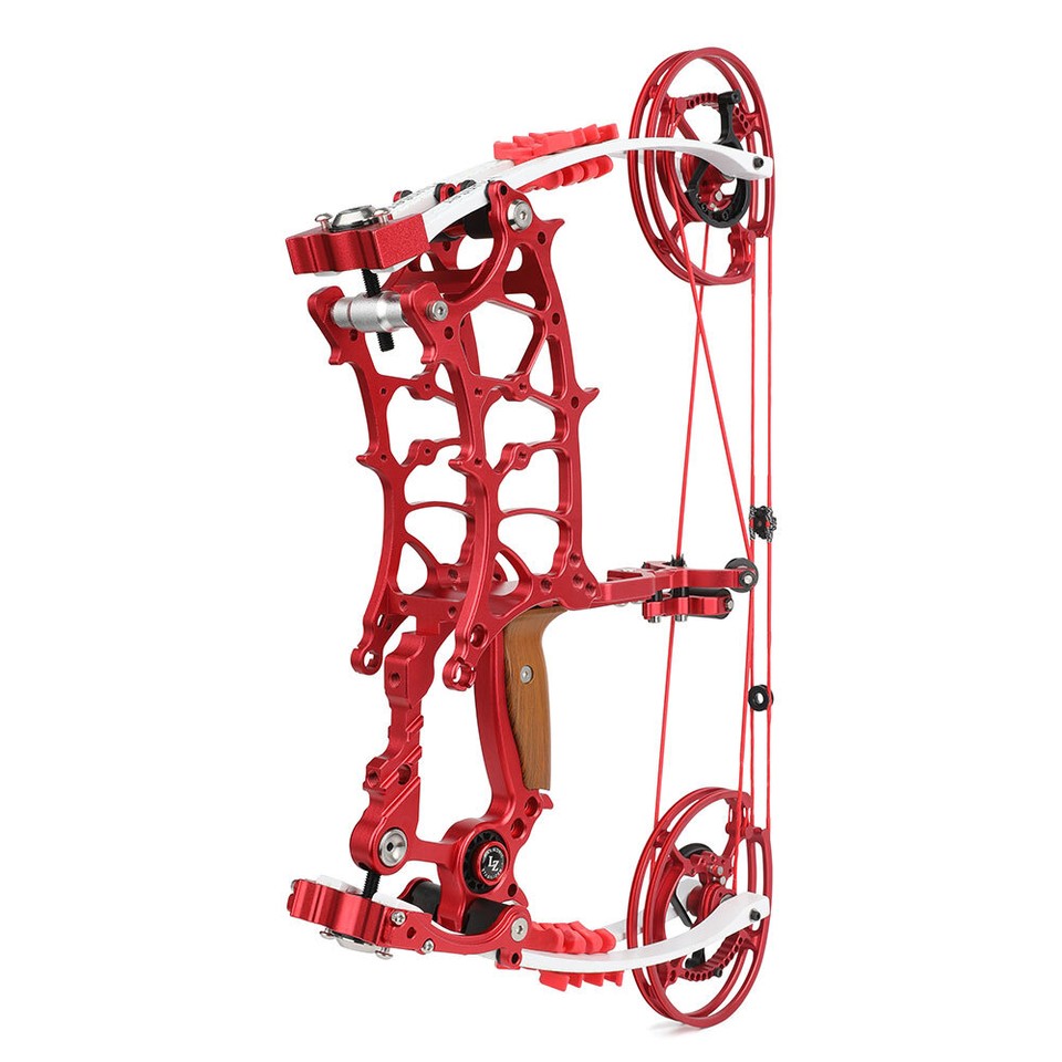 22" Compound Bow 30-75lb Steel Ball Short Axis Let Off 80% Archery ...
