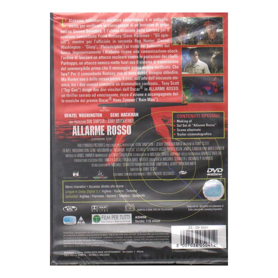 Red Alert (Special Edition) DVD Tony Scott / Sealed 8007038050412 | eBay