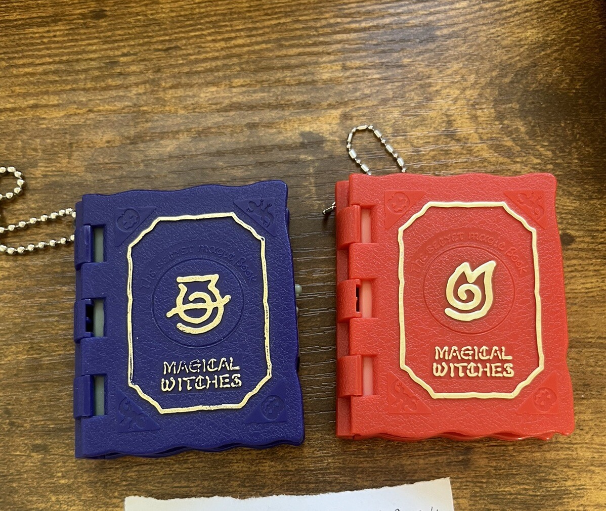 Magical Witches Red Blue 2 Set Bandai Pet Game Vintage | eBay