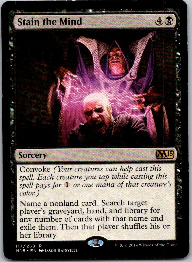 Magic the Gathering Stain the Mind Core Set 2015 M15 MTG Free Shipping ...