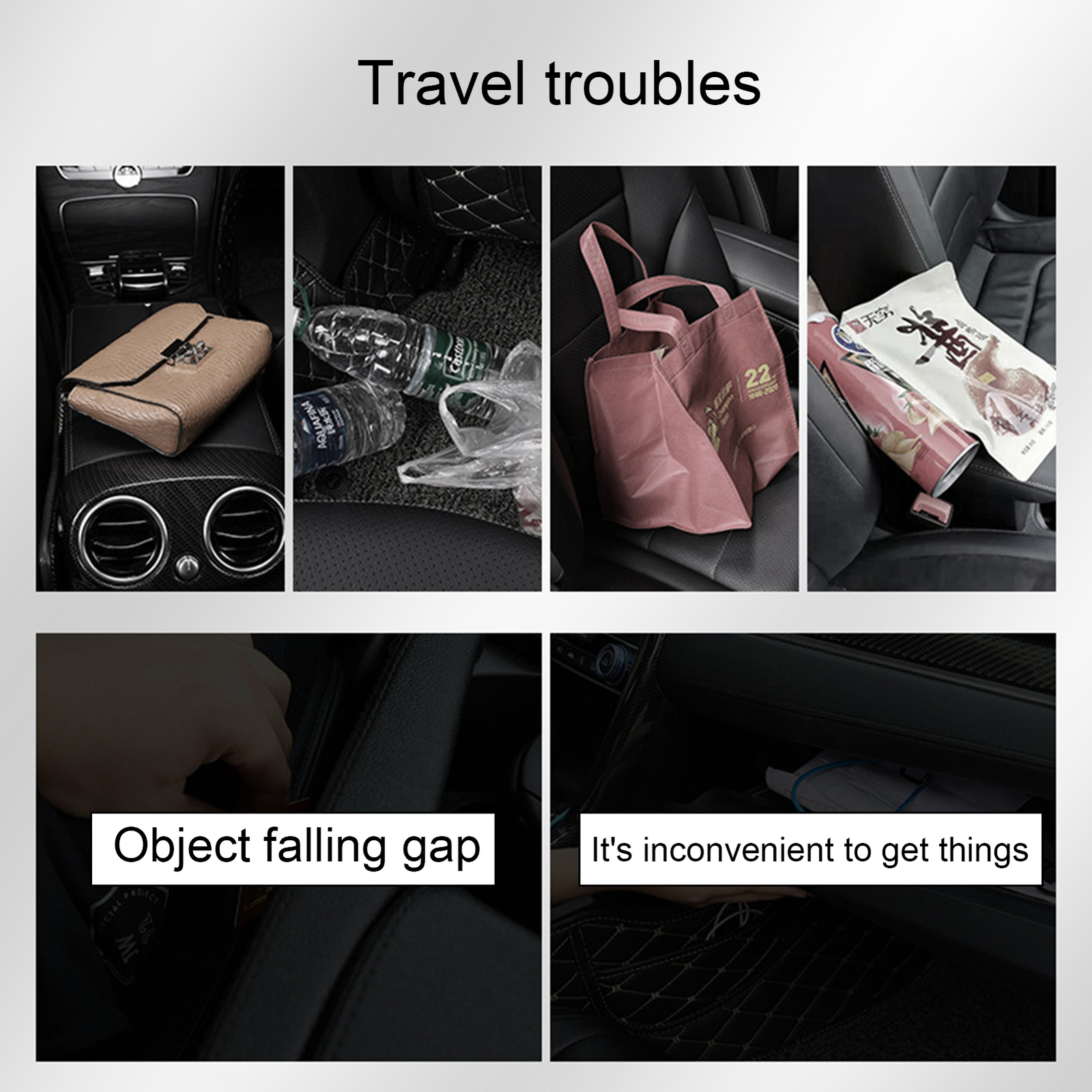 Car Storage Box High Capacity Keep Neat Car Back Sear Food Sundries ...