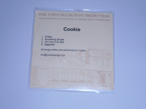 Cookie (4 Track Promo CDR) DJ CD PROMO | eBay