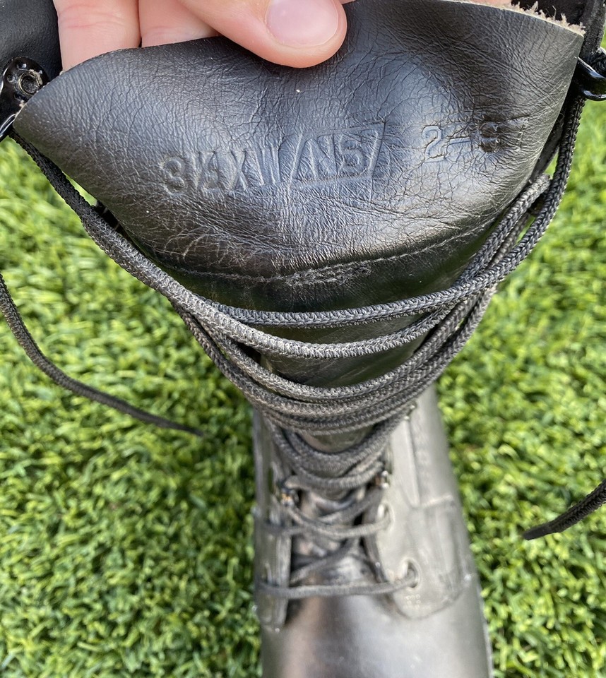 US Military Issue Field Combat Boots 2-97 Insulated Black Leather ...